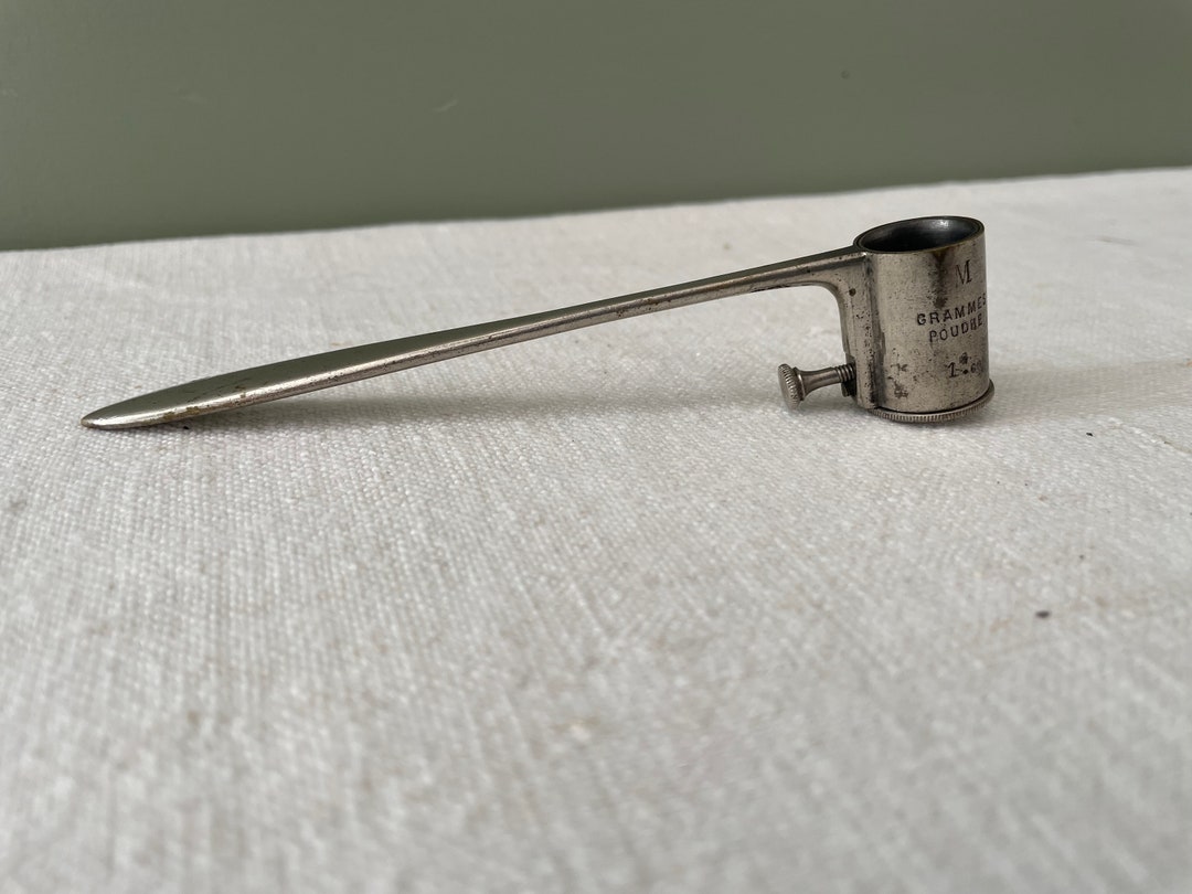 Antique French Metal Gun Powder & Lead Measure Plomb and - Etsy