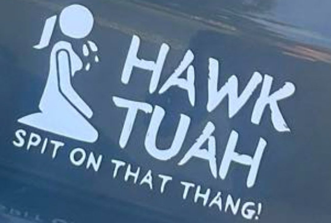 Hawk Taugh Car Decal - Etsy