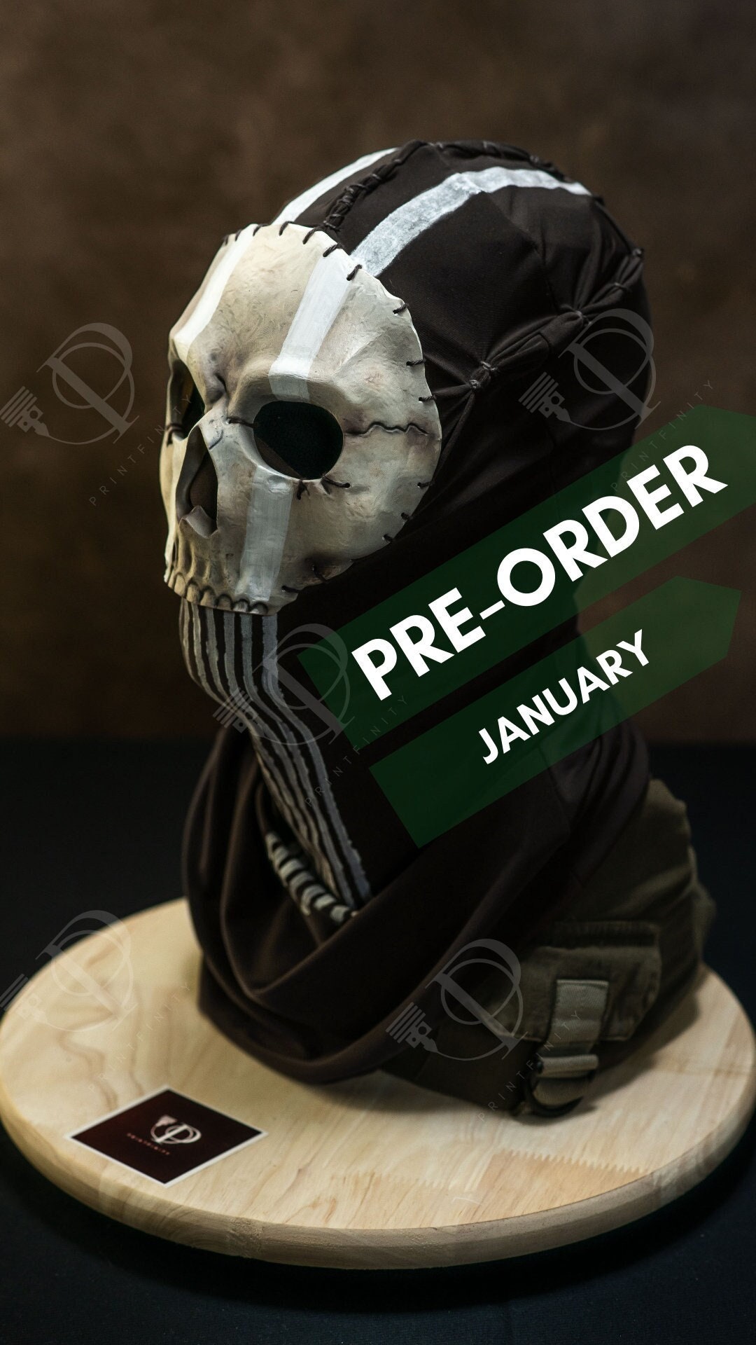 Night War Bone Colour Ghost Inspired Airsoft Ready - Etsy