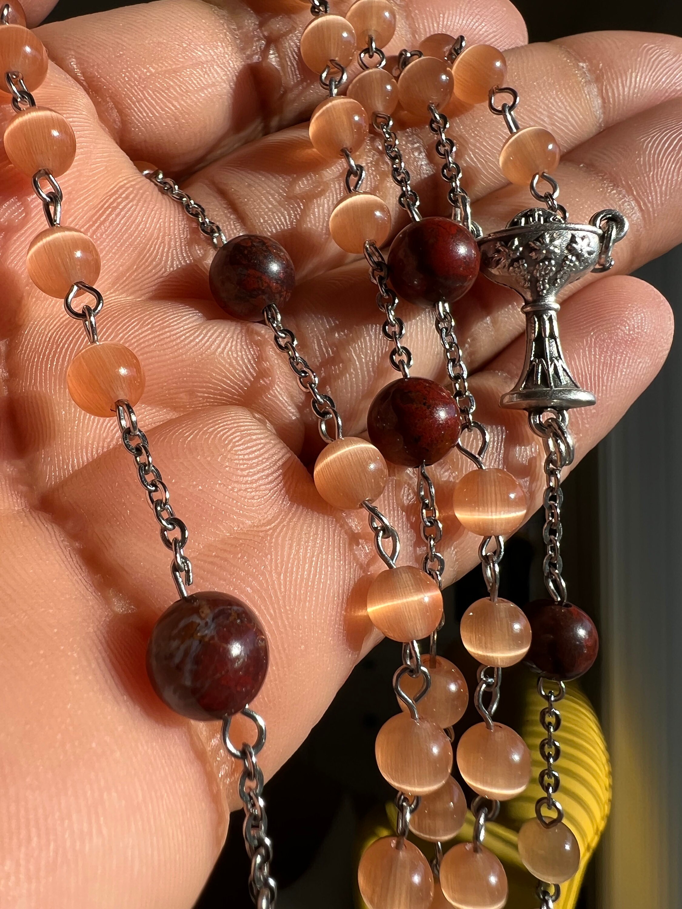 Eucharist Thanksgiving Rosary 'fall/autumn Inspired Catholic Rosary ...