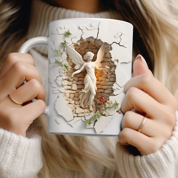 Angel Wallpaper Mug - Etsy