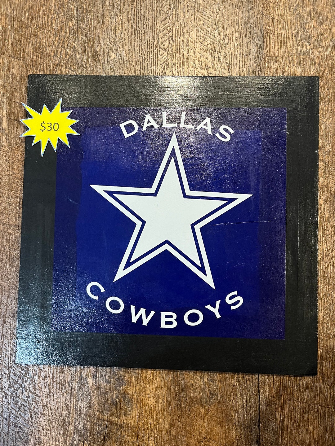 Dallas Cowboys Wood Sign, Cowboys Sign, Dallas Cowboys Wall Art ...