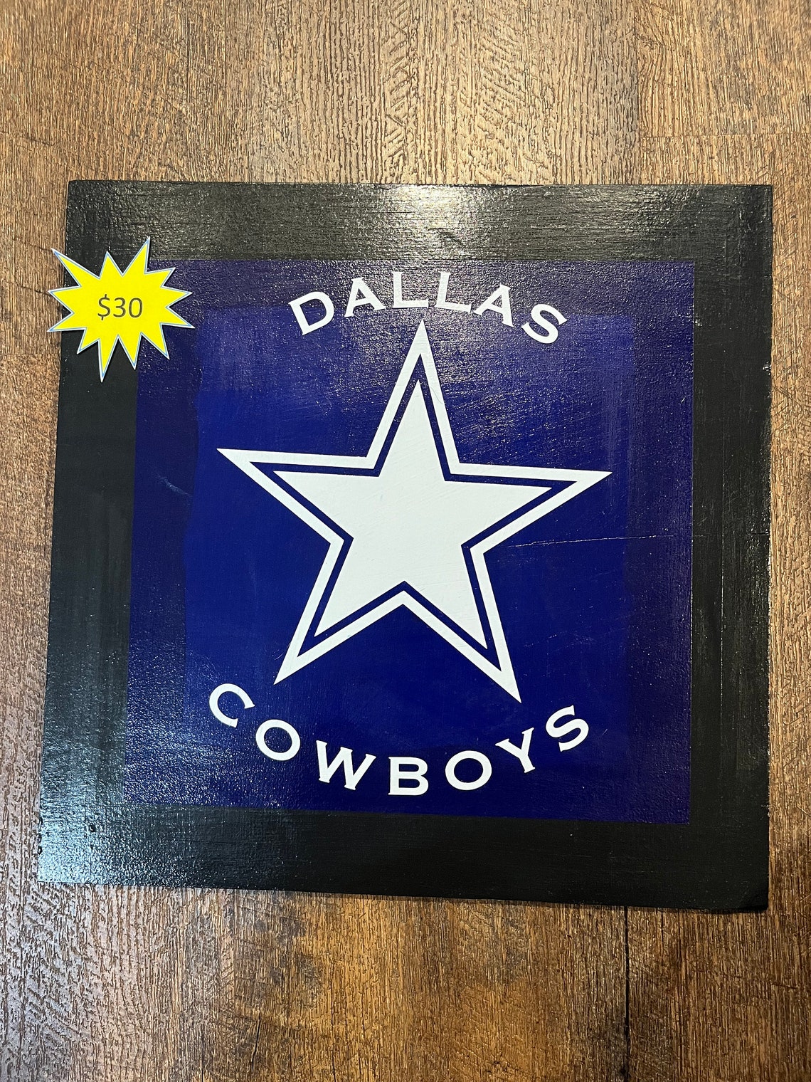 Dallas Cowboys Wood Sign, Cowboys Sign, Dallas Cowboys Wall Art ...