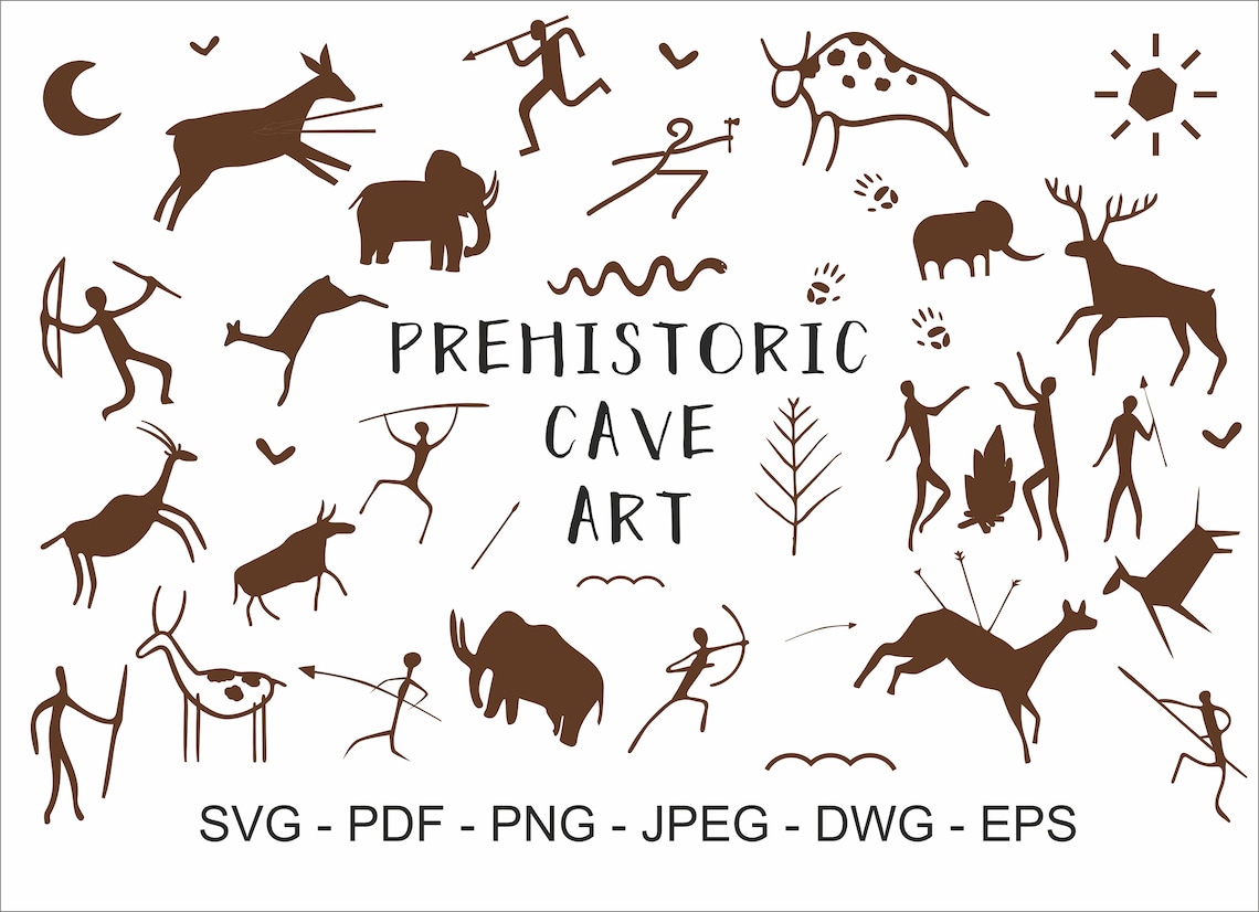 Cave Art, Prehistoric Cave Art, Stone Age, Stone Age Wall Art ...