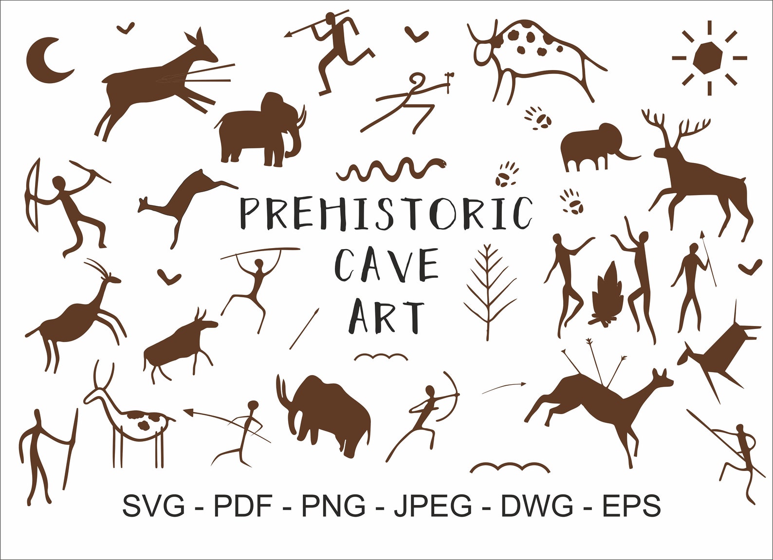Cave Art, Prehistoric Cave Art, Stone Age, Stone Age Wall Art ...