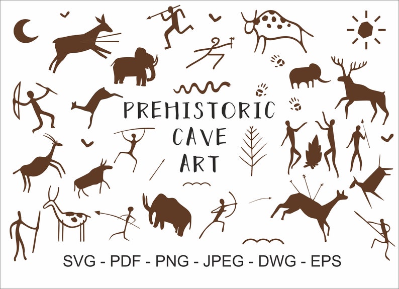 Cave Art, Prehistoric Cave Art, Stone Age, Stone Age Wall Art ...