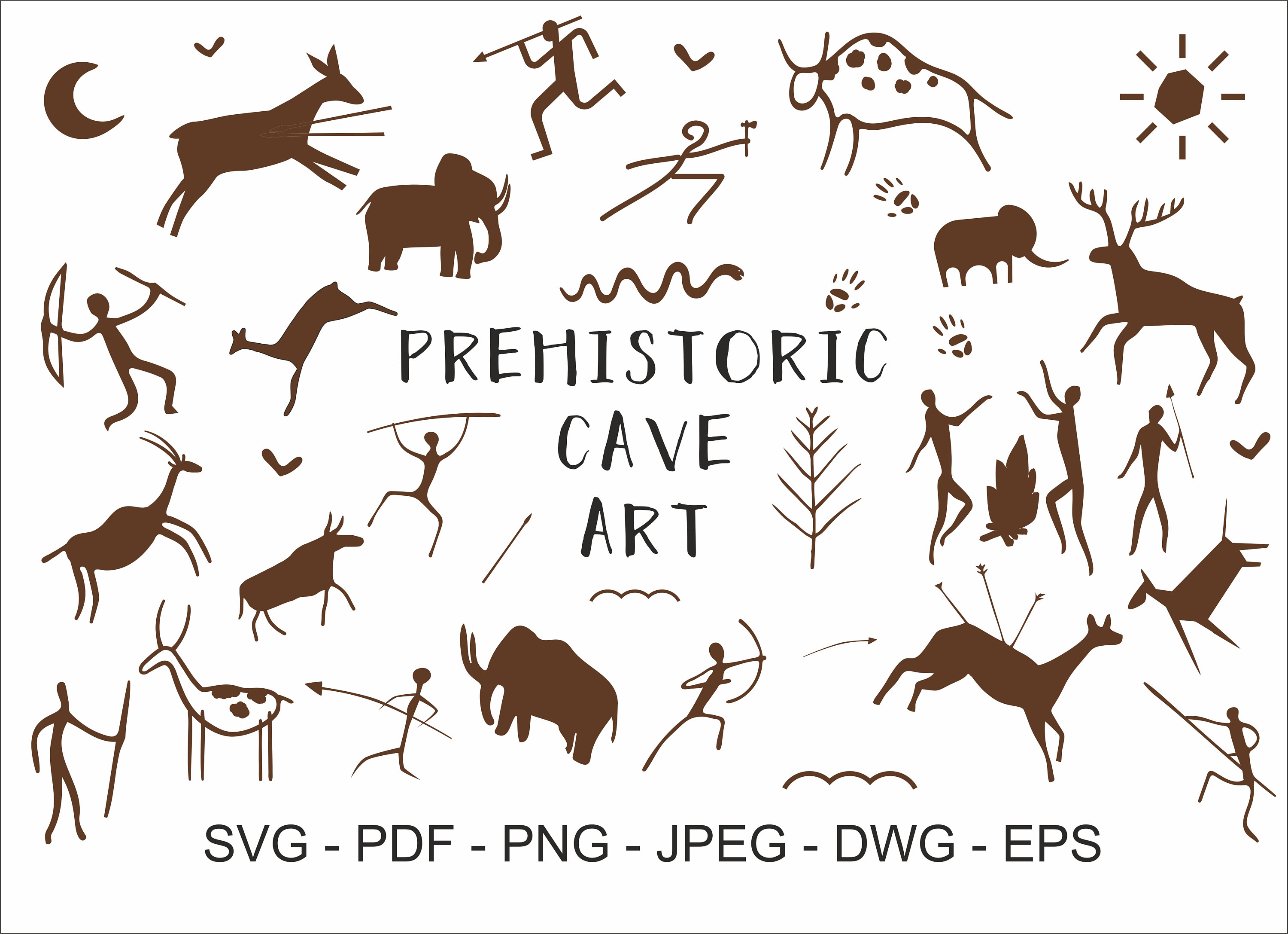 Cave Art, Prehistoric Cave Art, Stone Age, Stone Age Wall Art ...
