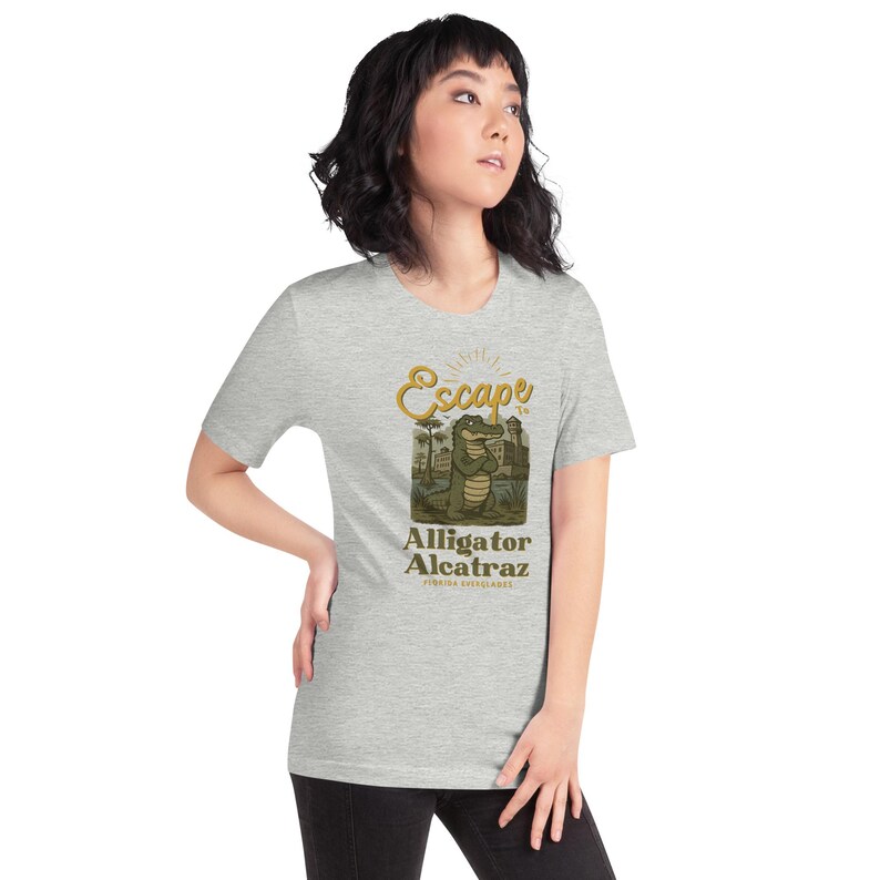 Funny Alligator Alcatraz Shirt Funny Florida Shirt De Santis Trump ...
