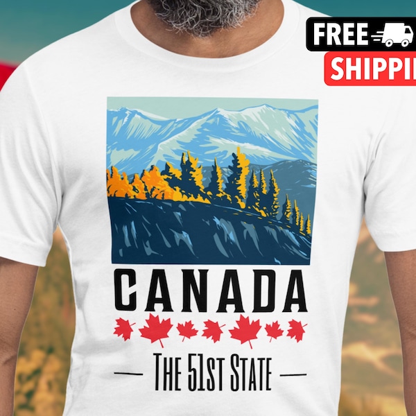 Canada as the 51st State Merch - Etsy