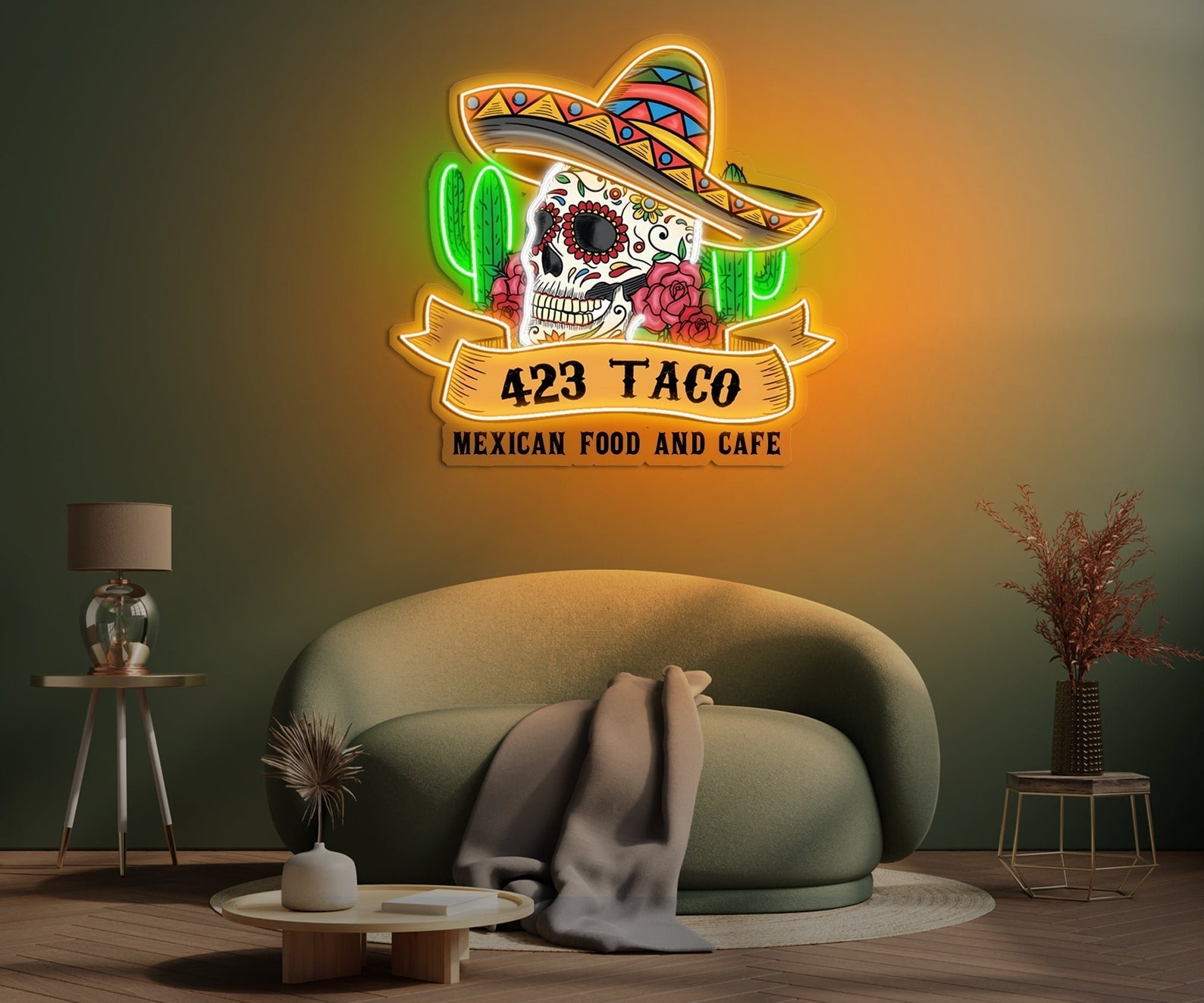 Custom Mexican Neon Sign, Food Restaurants LED Neon Sign, Light Pop Art ...