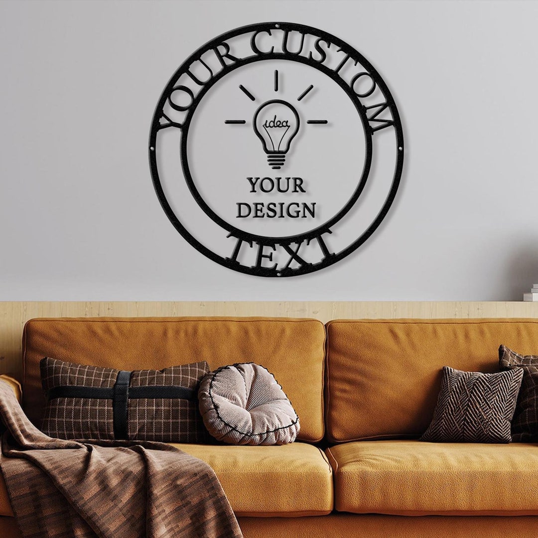 Custom Sign-your Custom Text Metal Sign-your Logo Here Sign-metal Sign ...