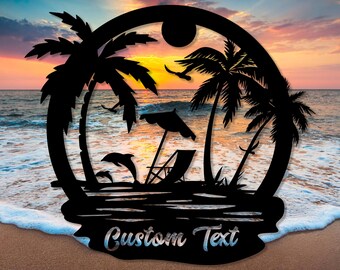 Custom Beach Decor, Nautical Decor, Lake House Decor, Summer Beach ...