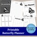 Printable A4 Butterfly Planner - Etsy