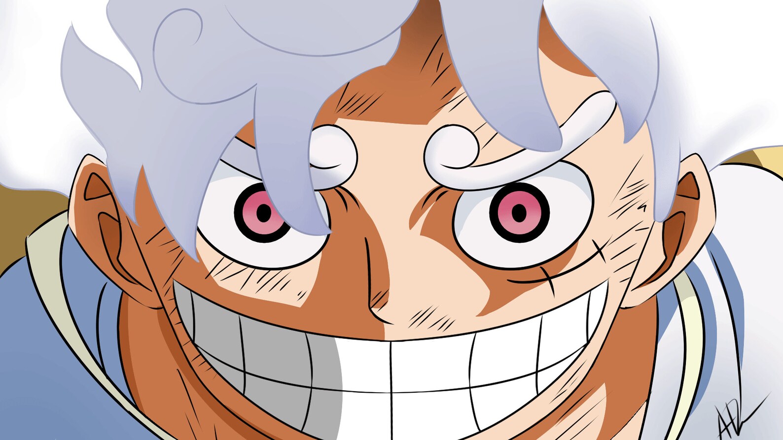 Moneky D Luffy Gear 5 Animated Wallpaper Full HD Digital - Etsy