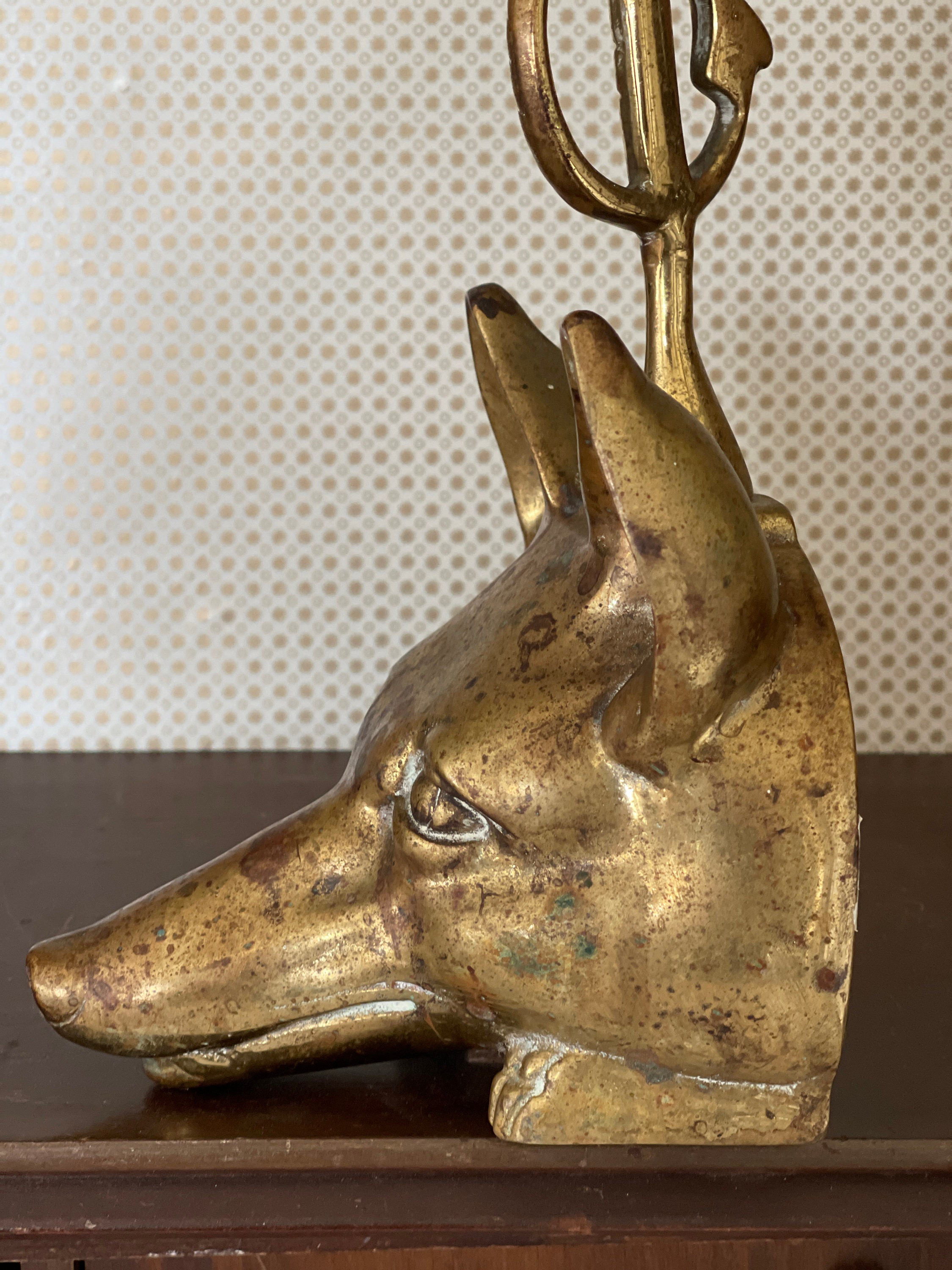 Solid Brass Fox Door Stop - Etsy