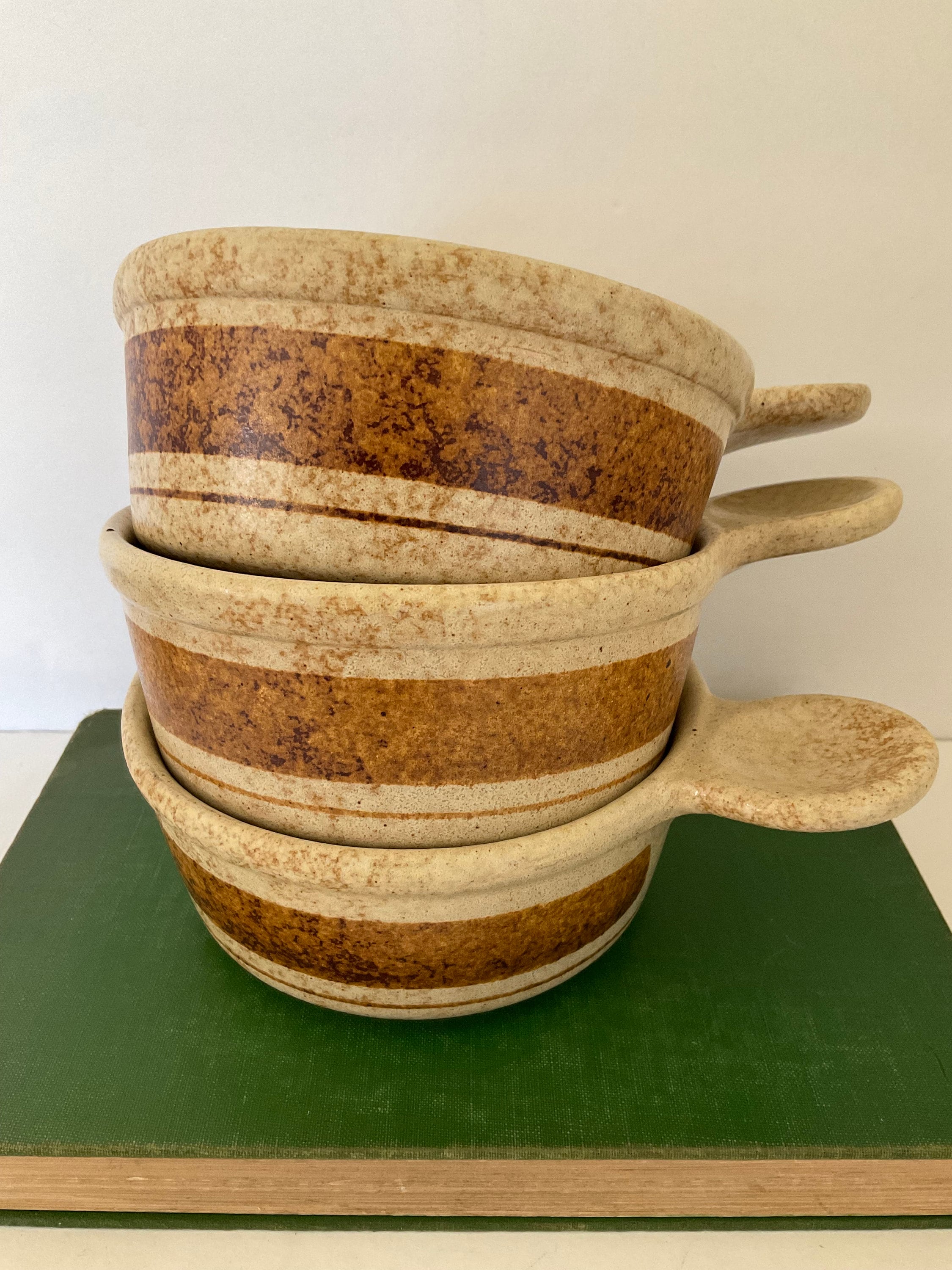 Vintage Set of 3 Treasure Craft Soup Bowls - Etsy