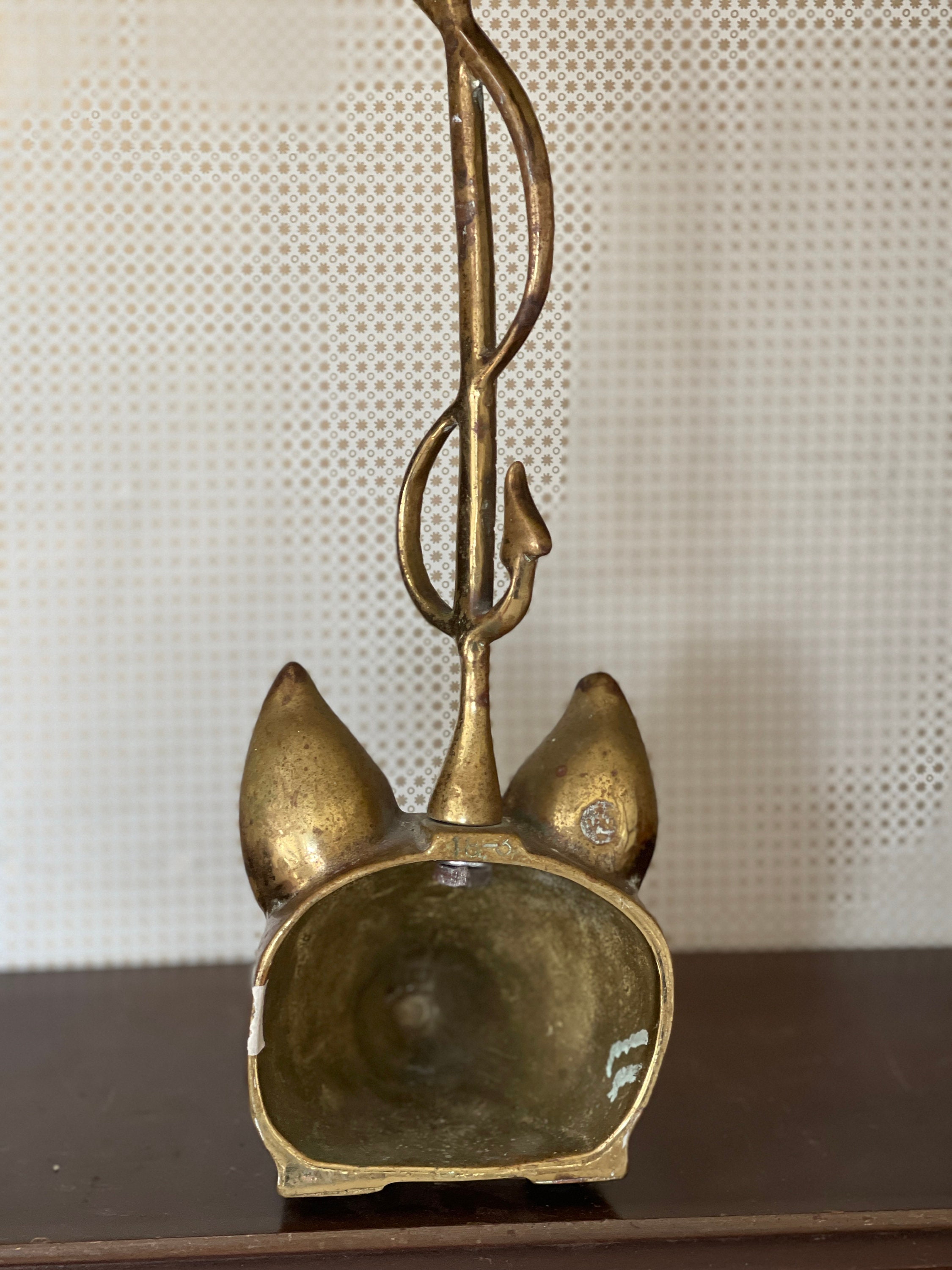 Solid Brass Fox Door Stop - Etsy
