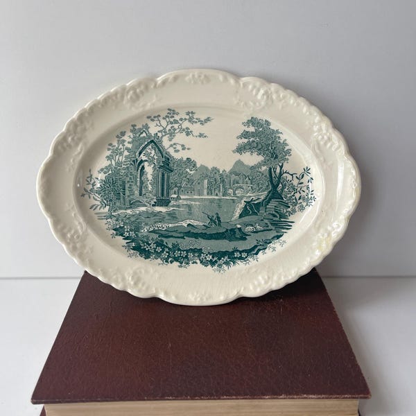 Green Transferware - Etsy