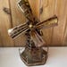 Vintage Copper Tin Windmill Music Box - Etsy