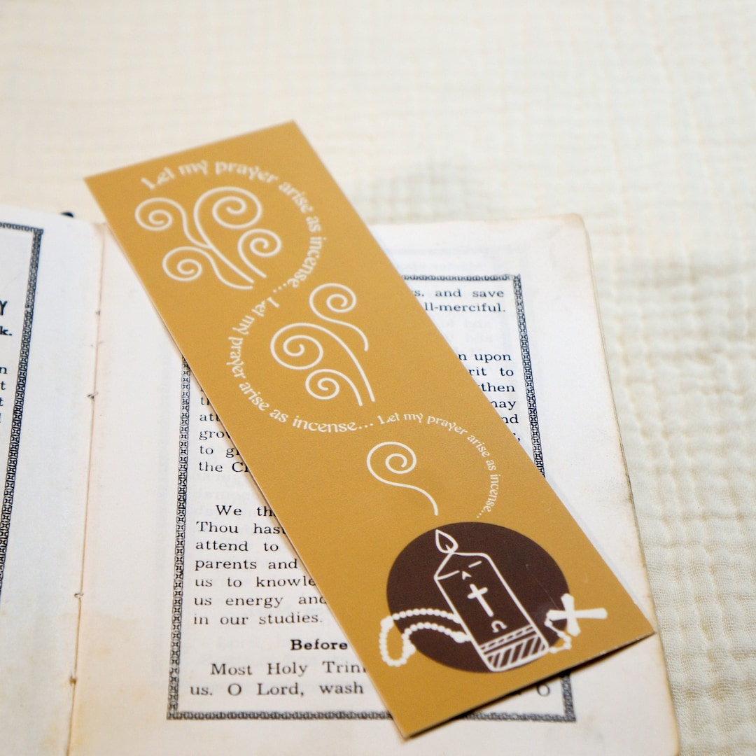 Orthodox Bookmark Let My Prayer Arise - Etsy