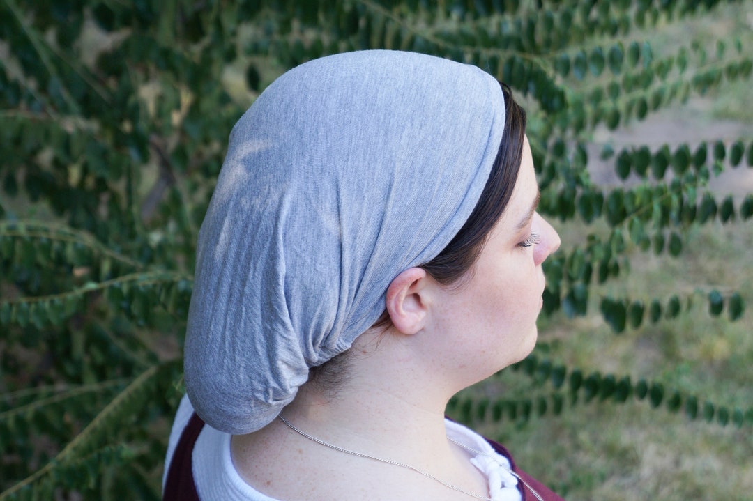 Head Cover Snood Light Heather Gray Orthodox Christian - Etsy