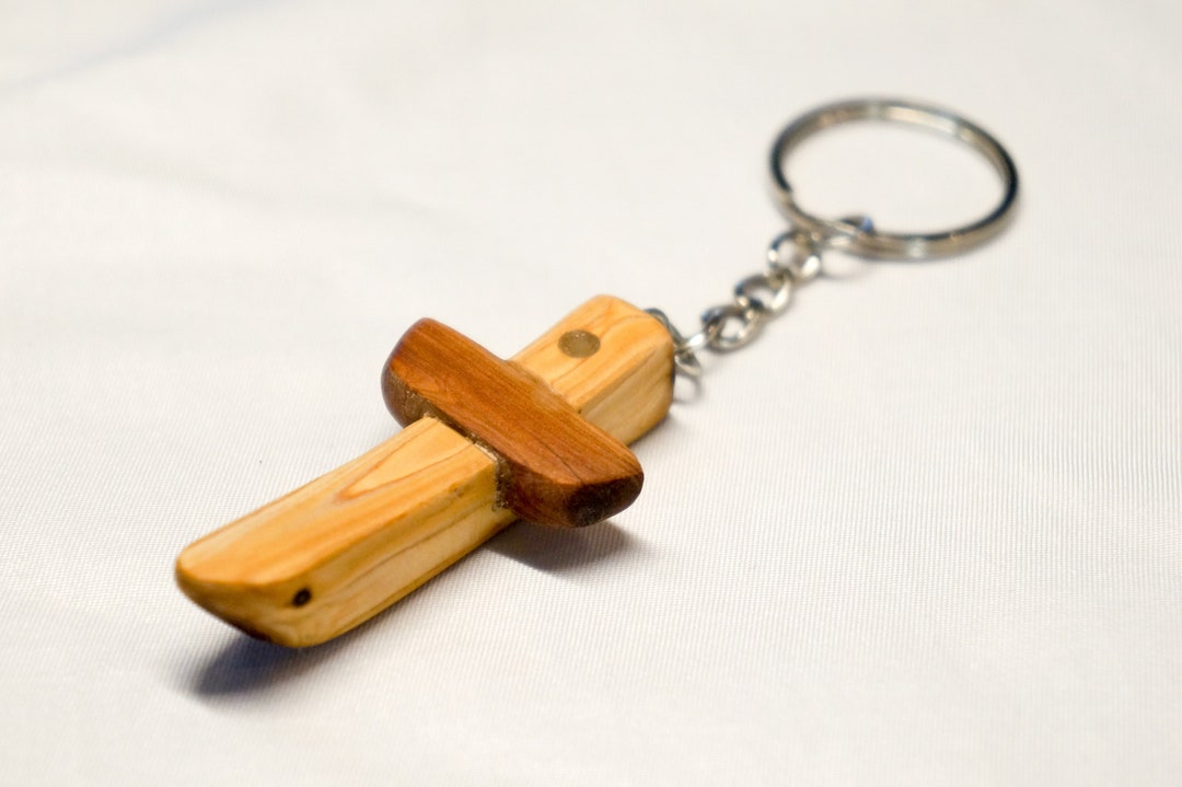 Orthodox Wooden Cross Keychain - Etsy