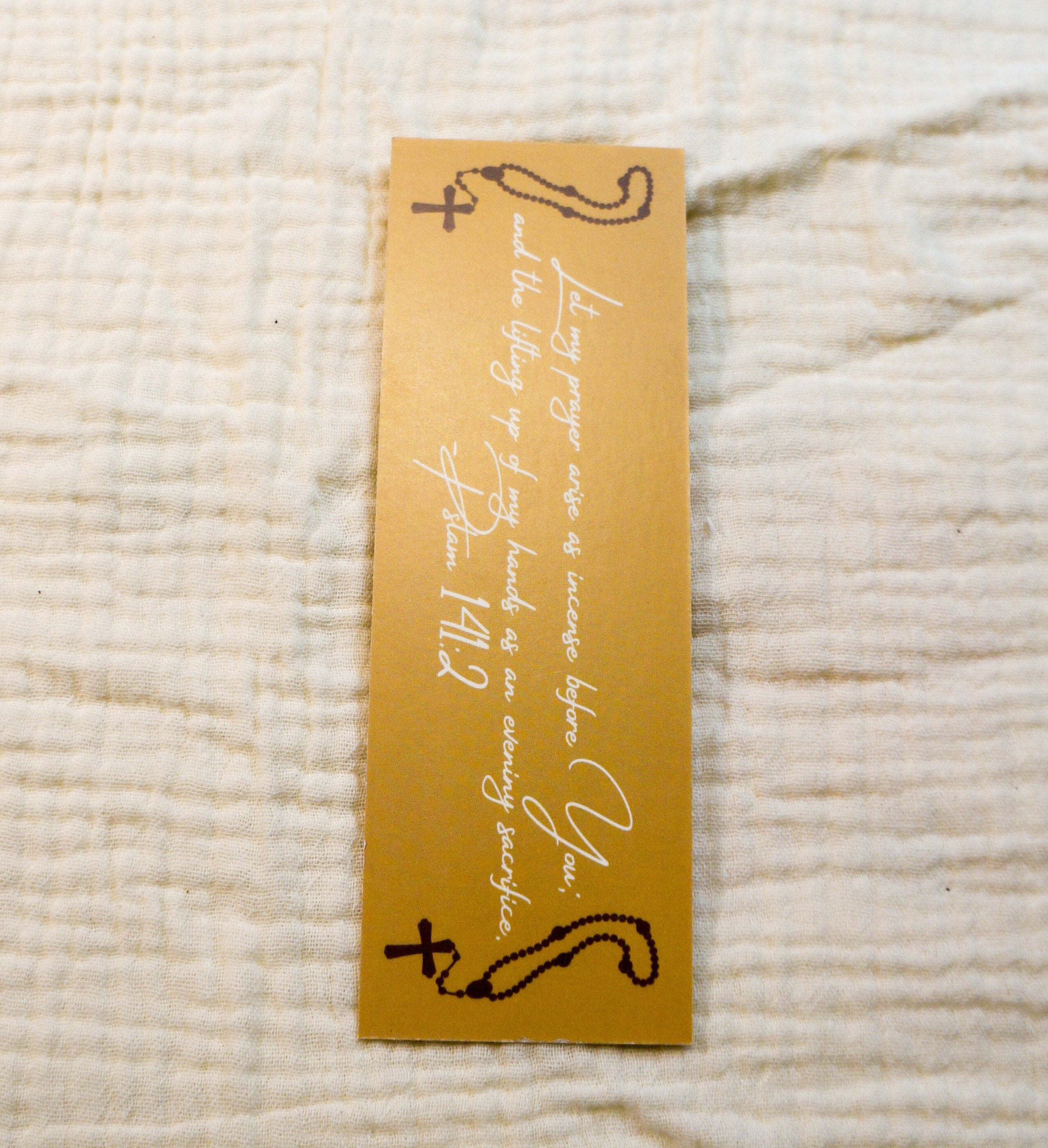 Orthodox Bookmark Let My Prayer Arise - Etsy