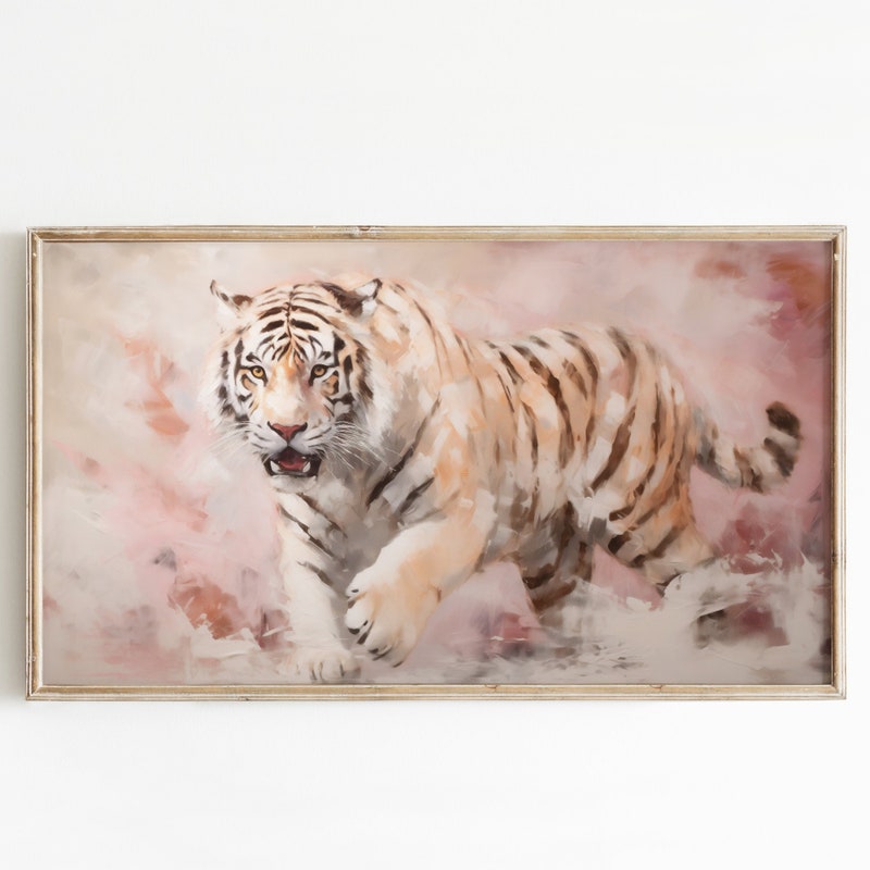 Framed Tiger Print - Etsy