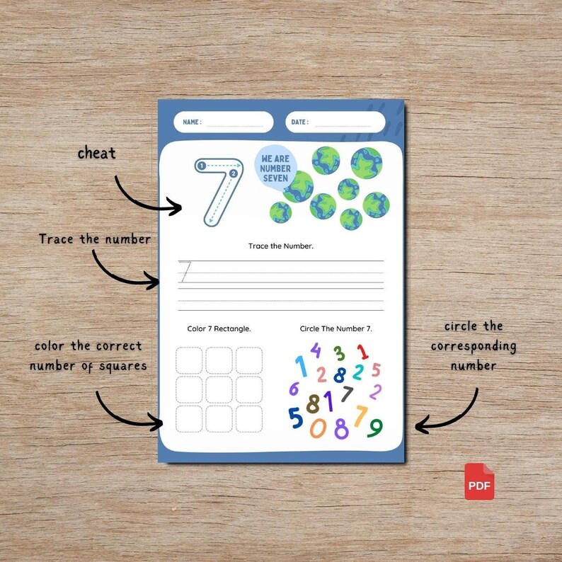 Learn the Numbers From 1 to 9 While Having Fun Pre-school Children ...