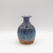 Vintage Phil Morgan Pottery Seagrove NC 4.75 Blue Bud Vase Early Work ...