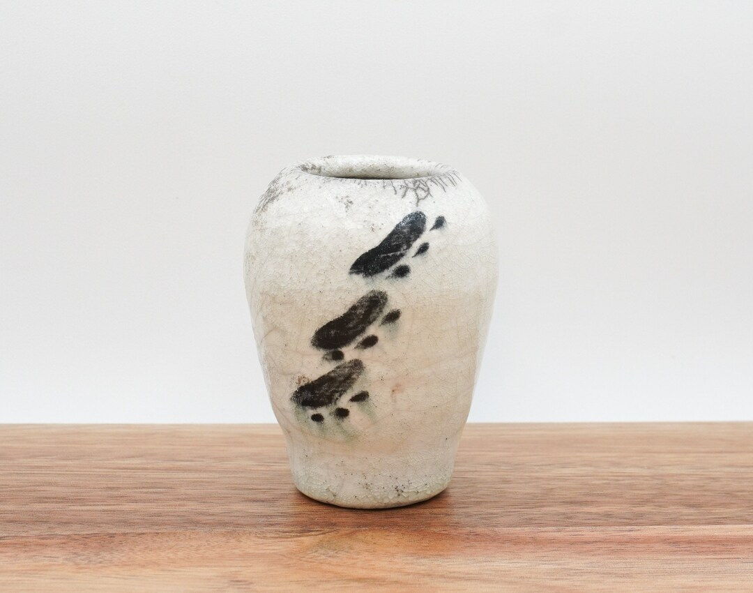 Rare 1989 Margaret Murray Gordon PNW Studio Pottery 2.75" Raku Mini ...
