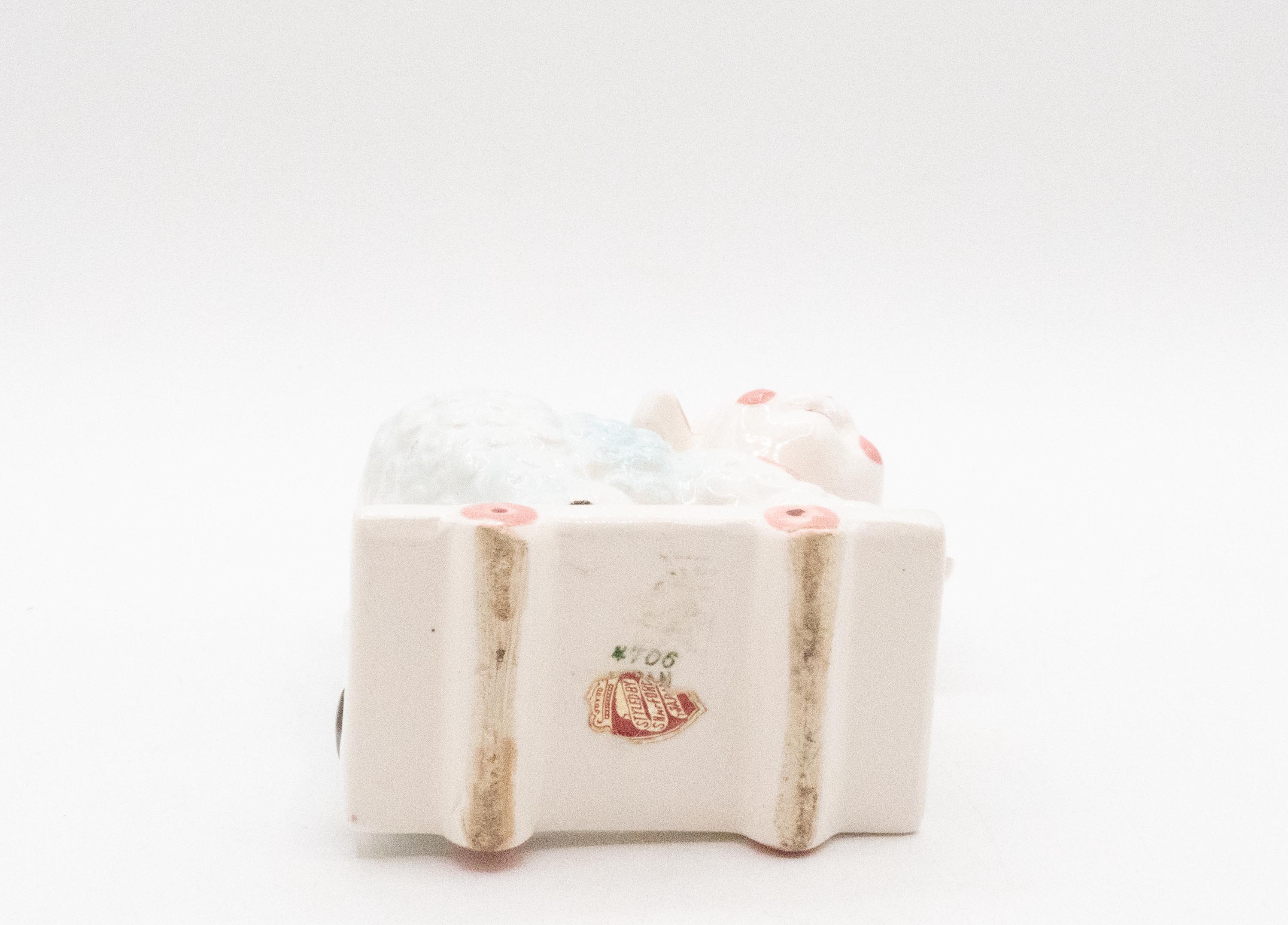 Vintage Shafford Ceramic Sheep Lamb Planter Japan Mid Century Kitsch ...