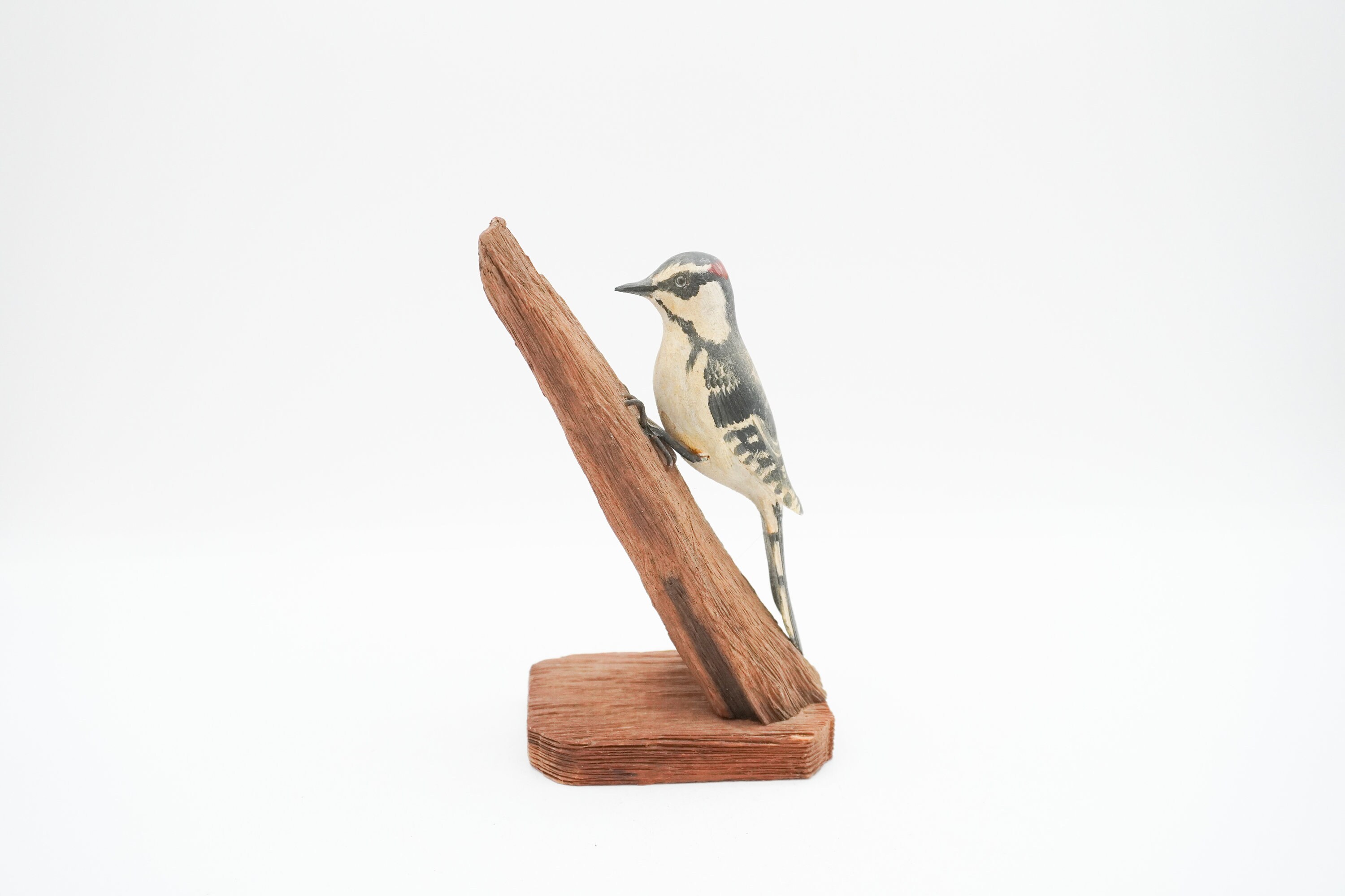 Clem Wilding 1909-1989 Berger, MO Hand-carved Wood Downy Woodpecker ...