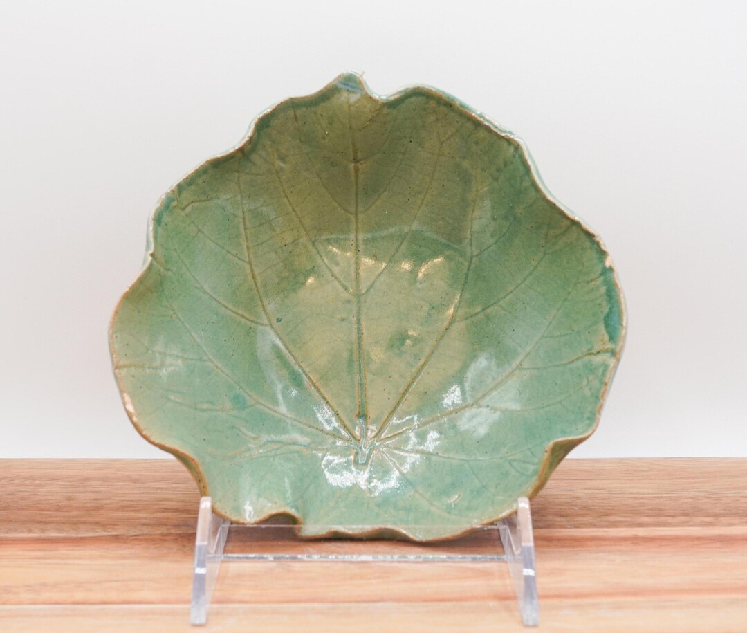 Vintage Marilyn Stover NC Studio Pottery - Small Decorative 6.5" Green ...