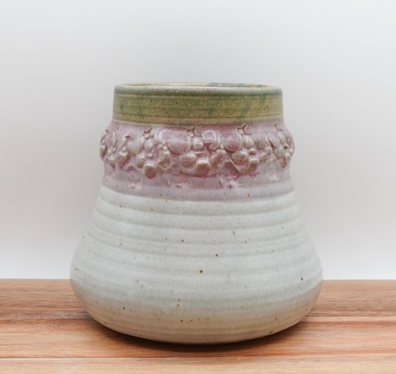 1997 Jim Bell Under the Oaks Matte Stoneware Vase - Vintage NC Studio ...