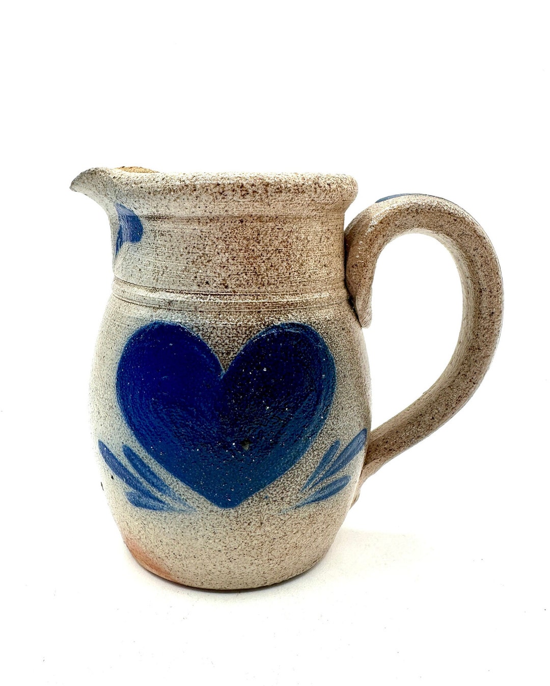 1984 5 Rowe Pottery Works Heart Salt Glaze Pitcher - Etsy