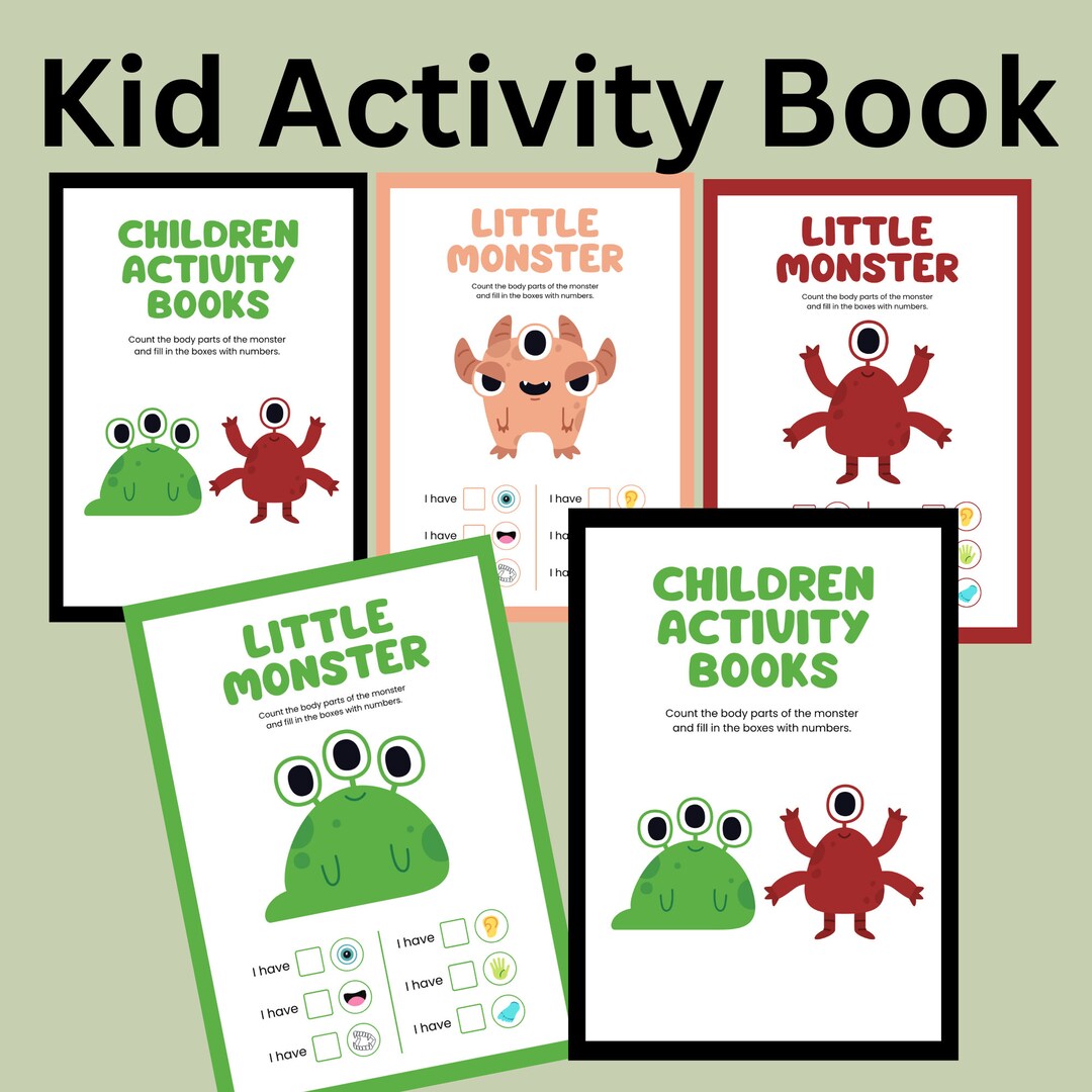 Kids Activity Pack | Homeschool Resource | Matching and Grouping ...