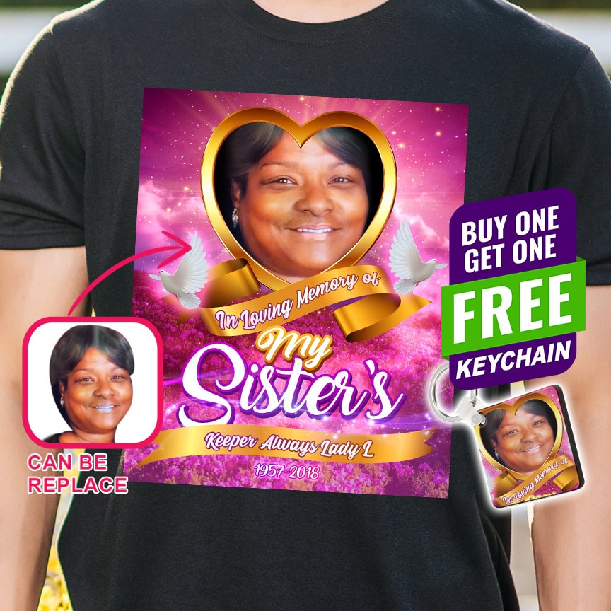 Memorial T-shirt Custom Photo Remembrance Shirt Bereavement - Etsy