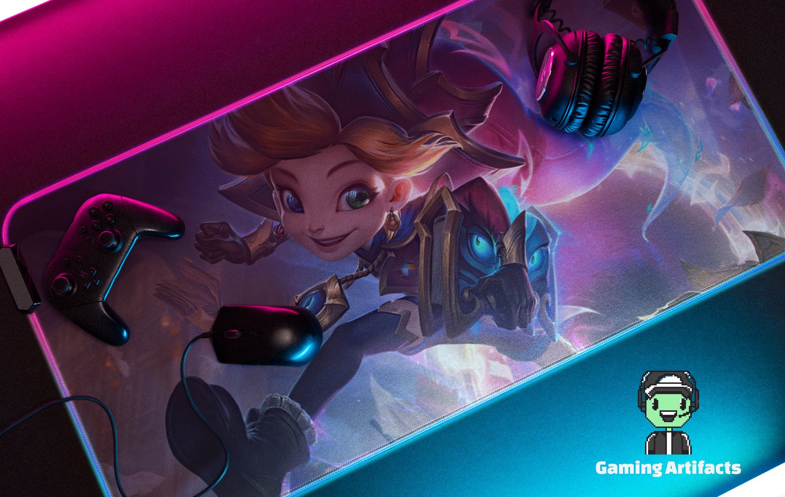 Zoe All Skins RGB Gaming Mouse Pad High Quality Big Size Anti Slip Gift ...