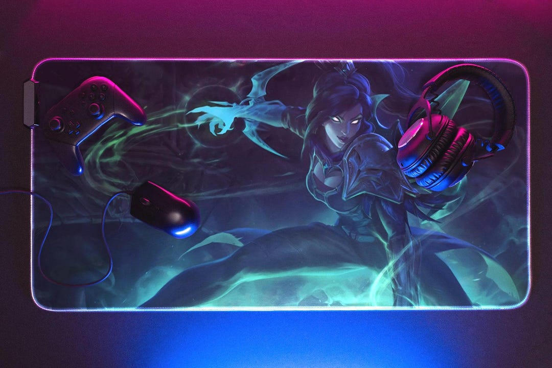 Vayne All Skins RGB Gaming Mouse Pad - High Quality - Big Size - Anti ...