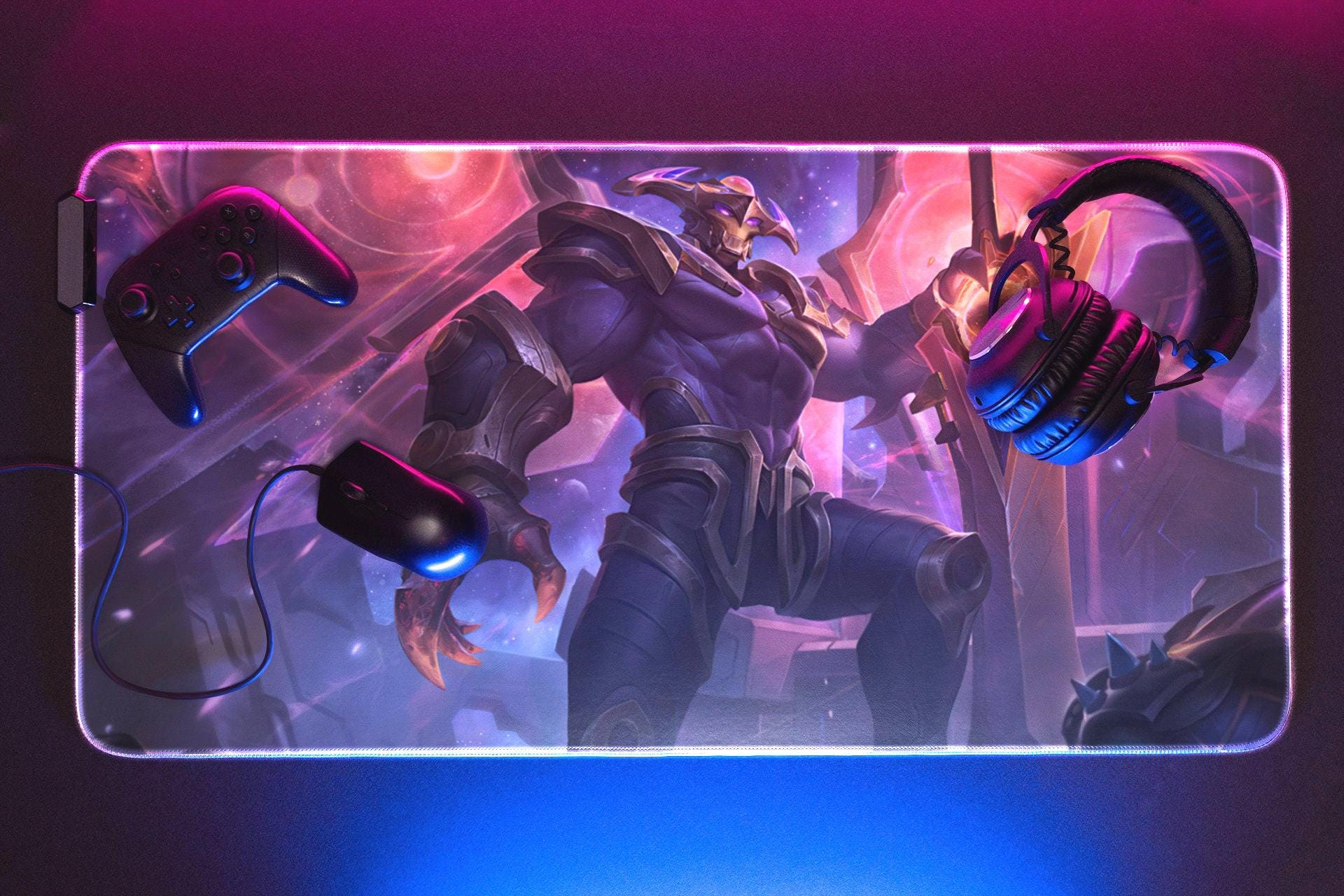 Aatrox All Skins RGB Gaming Mouse Pad High Quality Big Size Anti Slip ...