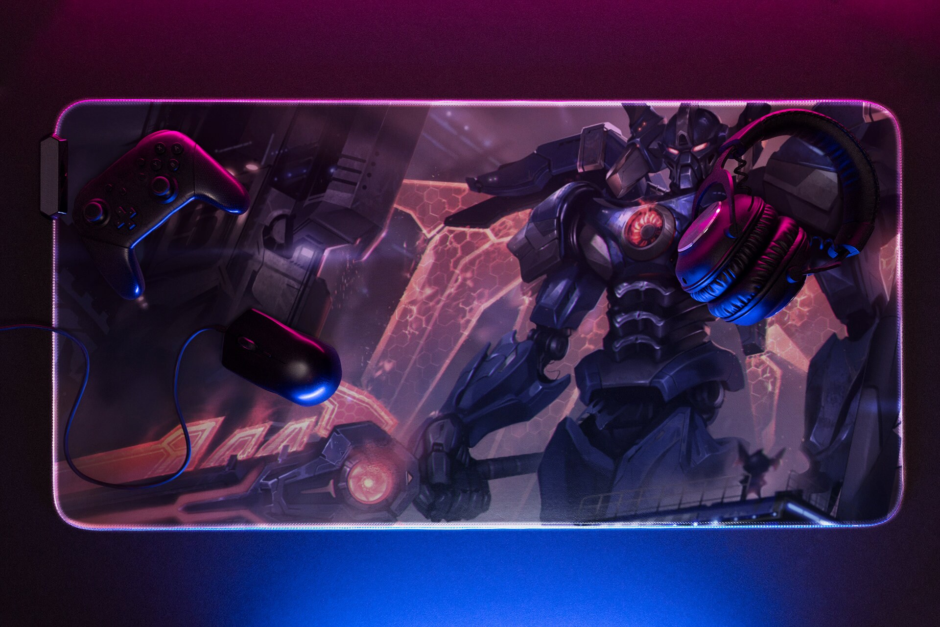 Aatrox All Skins RGB Gaming Mouse Pad High Quality Big Size Anti Slip ...