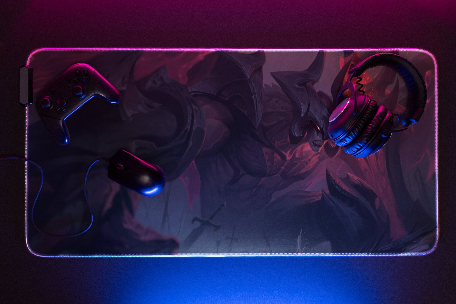 Aatrox All Skins RGB Gaming Mouse Pad High Quality Big Size Anti Slip ...