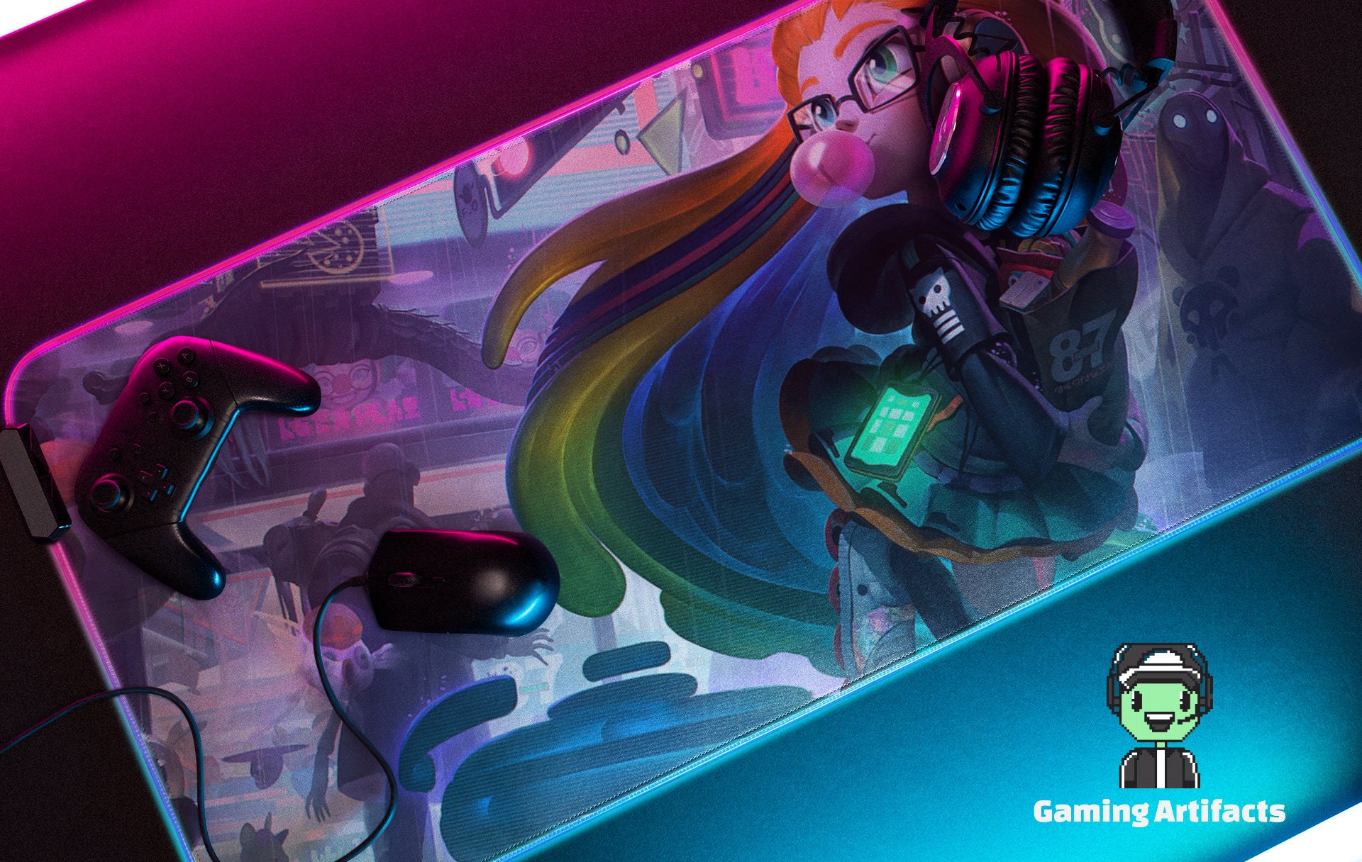 Zoe All Skins RGB Gaming Mouse Pad High Quality Big Size Anti Slip Gift ...