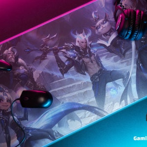 Zoe All Skins RGB Gaming Mouse Pad - High Quality - Big Size - Anti ...