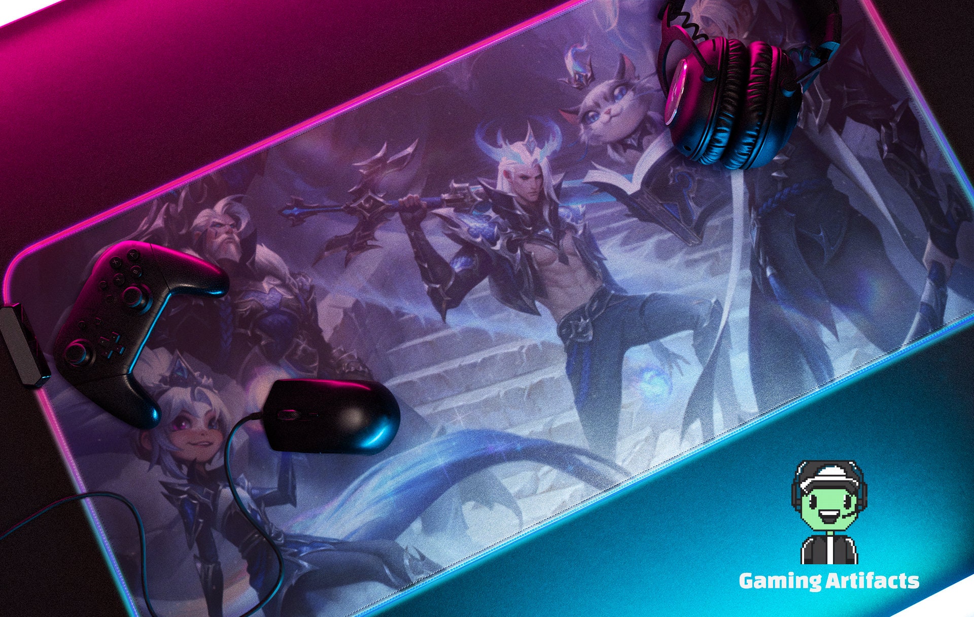 Zoe All Skins RGB Gaming Mouse Pad High Quality Big Size Anti Slip Gift ...