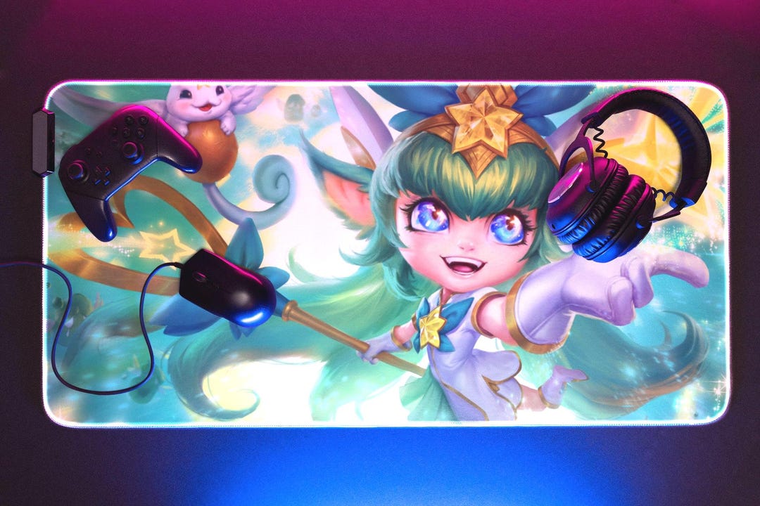 Lulu All Skins RGB Gaming Mouse Pad - High Quality - Big Size - Anti ...