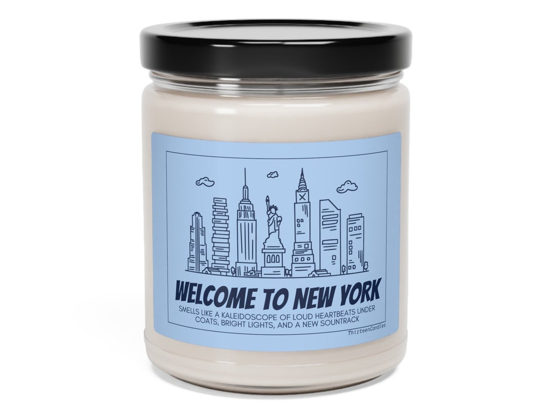 Welcome to New York, Custom Scented Candle - Etsy