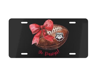 Georgia Go Dawgs Bulldogs License Plate Officially Licensed 12"x 6 ...