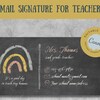 Email Signature Teacher Email Signature Template Teacher Email ...